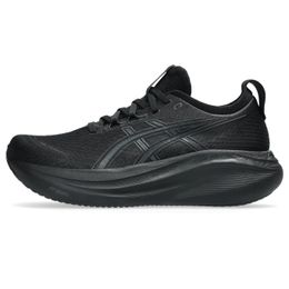 asics Damen Laufschuh "GEL-NIMBUS 27", Gr. 38, schwarz, Textil, Schuhe
