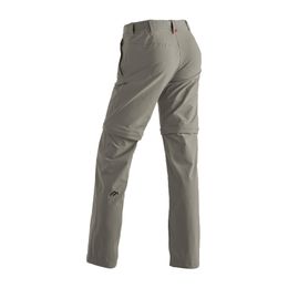 Maier Sports Damen Funktionshose "Nata 2", braun, Gr. 21, 90% Polyamid, 10% Elasthan, Hosen, Damen Wanderhose, zipp-off Outdoor-Hose, 3 Taschen,