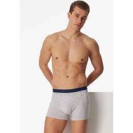 Schiesser Herren Boxer "95/5", Gr. 6, bunt, Jersey, Obermaterial: 95% Baumwolle, 5% Elasthan, meliert, unifarben, Unterhosen, mit sportlichem