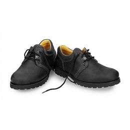 Panama Jack Herren Schn&uuml;rschuh "Panama 02", Gr. 40, schwarz, Nappaleder, Schuhe, mit Lederinnenausstattung, Freizeitschuh, Halbschuh, Schn&uuml;rschuh