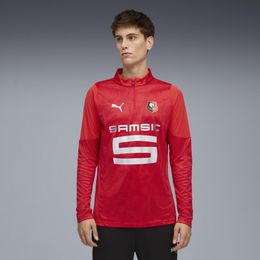 Puma Herren T-Shirt "Stade Rennais FC Trainingstop Herren", silber, Gr. L, Obermaterial: 100% Polyester, Shirts