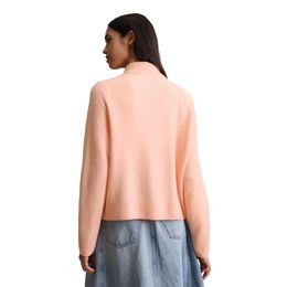 Marc O'Polo Damen Troyerrose powder, Gr. XS, MARC O'POLO DENIM, Strick, Obermaterial: 72% Schurwolle, 26% Polyamid, 2% Elasthan, Pullover, cropped, regular fit,