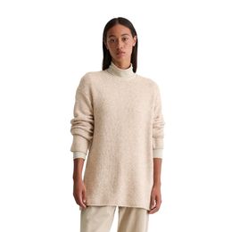 Marc O'Polo MARC O'POLO Damen Strickpullover "aus Bio-Baumwolle-Alpaka-Schurwolle-Mix", beige, Gr. XL, unifarben, Obermaterial: 51% Baumwolle, 28% Polyamid, 11%