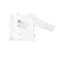Liliput Jungen Langarmshirt "Elefant 2", beige, Gr. 86, bedruckt, 100% Baumwolle, Shirts, mit Druckkn&ouml;pfen auf der Schulter