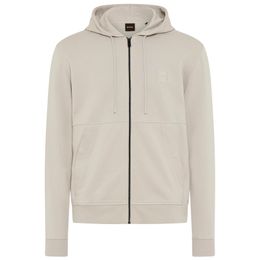 BOSS Orange Herren Kapuzensweatjacke "Zetalky"open grau070, Gr. M, Sweatware, Obermaterial: 100% Baumwolle, Sweatjacken, mit K&auml;ngurutasche