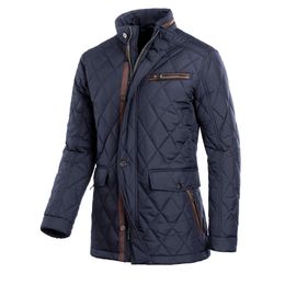 Marco Donati Herren Langjacke, blau, Gr. 52, unifarben, 100% Polyester, Jacken