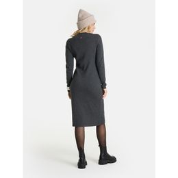 LIEBLINGSST&Uuml;CK LIEBLINGSST&Uuml;CK Damen Strickkleid "LillemorL", grau, Gr. 38, clean, unifarben, Strick, Obermaterial: 47% Wolle, 38% Viskose, 10% Polyamid, 5%
