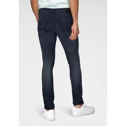 Only & Sons ONLY & SONS Herren Skinny-fit-Jeans "LOOM LIFE JOG", blau, Gr. 29, Abriebeffekte, Denim/Jeans, Obermaterial: 74% Baumwolle, 25% Polyester, 1%