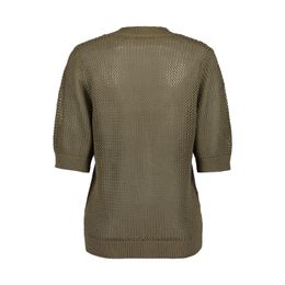 Blue Seven Damen Strickjacke "Strickjacke kurzarm", braun, Basic, Gr. 44, 50% Polyacryl, 50% Baumwolle, Strickjacken
