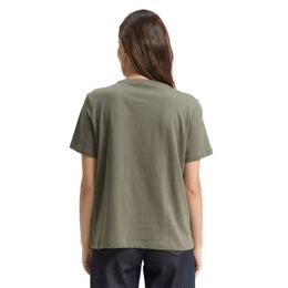 Tom Tailor Damen T-Shirt, gr&uuml;n, Gr. XL, bedruckt, Jersey, Obermaterial: 100% Baumwolle, Shirts, mit Print