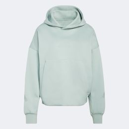 Damen Kapuzensweatshirt "W Z.N.E. OH HD"wonder sage, Gr. XL, adidas Sportswear, Obermaterial: 57% Polyester, 43% Baumwolle, Sweatshirts