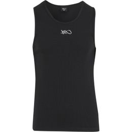 K1x Herren Tanktop "K1x K1x Tag Logo Rib Tanktop"schwarz, Gr. S, 97% Baumwolle, 3% Elasthan, Tops