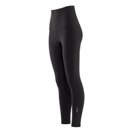 WINSHAPE Damen Leggings "Functional Comfort HWL112C", schwarz, Gr. L, 85% Polyester, 15% Elasthan, Hosen, Bauch-Weg-Effekt durch High Waist-Bund