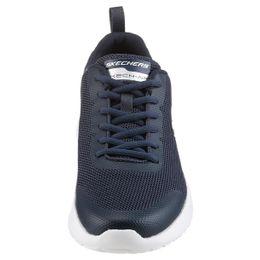 Skechers Herren Sneaker "Skech-Air Dynamight", Gr. 43, blau, Synthetik, Textil, Schuhe, Freizeitschuh, Halbschuh, Schn&uuml;rschuh mit Memory Foam-Funktion