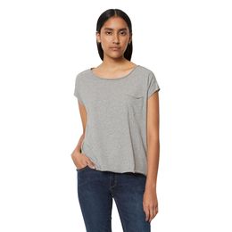 Marc O'Polo Damen T-Shirt "aus Organic Cotton", grau, Basic, Gr. XS, MARC O'POLO DENIM, unifarben, Obermaterial: 100% Baumwolle, Shirts