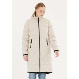 WEATHER REPORT Damen Steppjacke "Fosteras", beige, Gr. 36, unifarben, 100% Polyester, Jacken, mit praktischem Kinnschutz