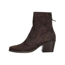 Paul Green Damen Stiefelette "Paul Green Stiefelette Leder", Gr. 39, braun, Leder, Schuhe