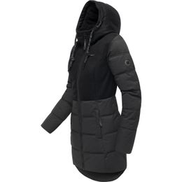 Ragwear Damen Winterjacke "Ashani Block Intl.", schwarz, Gr. XS, Obermaterial 1: 100% Polyester. Obermaterial 2: 100% Polyester. Innenfutter: 100%