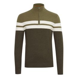 Blend Herren Troyer "Troyer BHNaresh", gr&uuml;n, Gr. XL, Obermaterial: 100% Baumwolle CO., Pullover