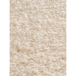 Teppich HEINE HOME, H:40mm &Oslash;:160cm, beige, Kunstfaser, Polyester, Wohnzimmer, Teppiche