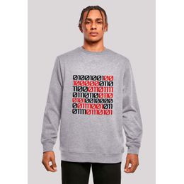 F4NT4STIC Herren Sweatshirt "I love you 01001001 Binary Code Valentinstag", grau, Gr. XXL, Obermaterial: 50% Baumwolle, 50% Polyester, Sweatshirts,