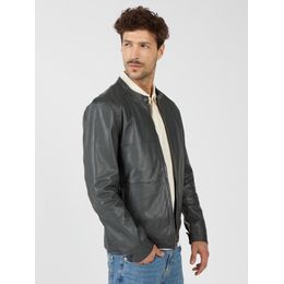 JCC Herren Lederjacke "31024404"anthra, Gr. 48, Obermaterial: 100% Schafsleder. Futter: 100% Baumwolle. &Auml;rmelfutter: 100% Polyester, Jacken