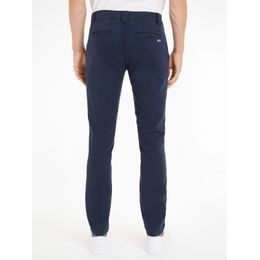 Tommy Jeans Herren Chinohose "TJM SCANTON CHINO PANT", blau, Gr. 38, Web, Obermaterial: 98% Baumwolle, 2% Elasthan, Hosen, mit Markenlabel