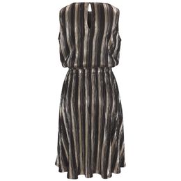 Lascana Damen Partykleid, blau, Gr. 46, gestreift, Cr&ecirc;pe, Obermaterial: 100% Polyester, Kleider, mit Streifenmuster, festlich