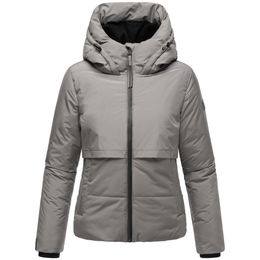 Navahoo Damen Steppjacke "Liebesk&uuml;ken XIV", grau, Gr. S, Obermaterial: 100% Polyester; Innenfutter: 100% Polyester; &Auml;rmelfutter: 100% Polyester;