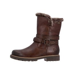 Remonte Damen Stiefel "Remonte Stiefel Leder/Textil", Gr. 37, braun, Leder, Textil, Schuhe