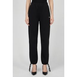 HUGO UNDERWEAR Damen Sweathose "Casual", Gr. Lschwarz, Sweatware, Obermaterial: 59% Modal, 25% Baumwolle, 16% Lyocell, Hosen