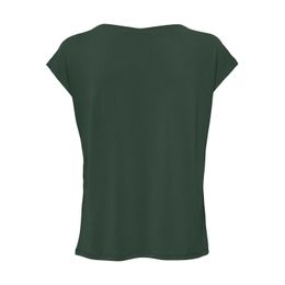 Only Damen V-Shirt "ONLFREE S/S MOD.V-NECK TOP JRS NOOS", gr&uuml;n, Gr. L, unifarben, Jersey, Obermaterial: 70% Modal, 30% Polyester, Shirts