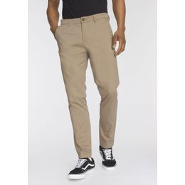 Jack & Jones JACK & JONES Herren Chinohose "JPSTMARCO mit schmalem Bein und pflegeleichtem Stoff", beige, Gr. 32, unifarben, washed, Twill, Obermaterial: 98%