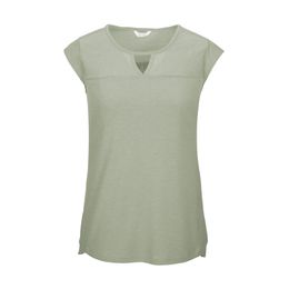 Killtec Damen Funktionstop "KOS 76 WMN TP", grau, Gr. 38, Obermaterial: 75% Polyester, 25% Lyocell, Tops, Schnelltrocknendes Damen-Top mit femininem