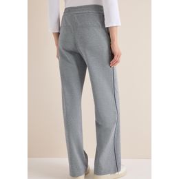 Cecil Damen Jogginghose "Style Neele", grau, Gr. S, meliert, Web, Obermaterial: 53% Polyester, 37% Viskose, 10% Elasthan. Futter: 100% Polyester,