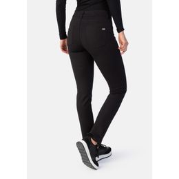 STOOKER WOMEN Damen 5-Pocket-Hose "Milano Jersey Magic Shape Fit", schwarz, Gr. 40, Twill, 70% Viskose, 25% Polyester, 5% Elasthan, Hosen, Casual