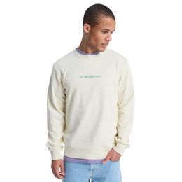 Sweatshirt Quiksilver "Graphic", Herren, Gr. L, bone, Obermaterial: 60% Walkfrottier, 40% Microfaser;, Sweatshirts Sweatshirt