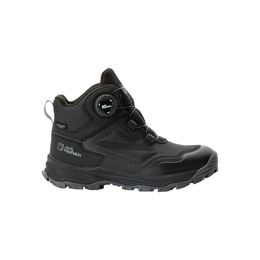 Jack Wolfskin Kinder Wanderschuh "CYROX TEXAPORE DIAL MID K", Gr. 33, schwarz, Main Material 100% Polyamide; Second Material Lining Sole 100% Rubber/