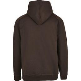 Urban Classics Herren Rundhalspullover "Urban Classics Herren Blank Hoody", braun, Gr. S, unifarben, 65% Baumwolle, 35% Polyester, Pullover