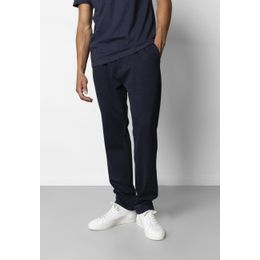 Herren Stoffhose "Clean Cut Copenhagen Copenhagen Brendon Jersey Pants", blau, Gr. L, Clean Cut Copenhagen, unifarben, 75% Polyester, 22% Viskose, 3%