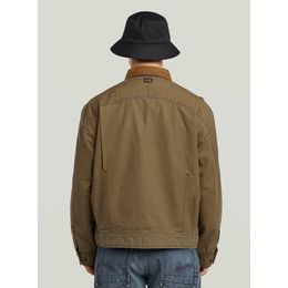 G-Star Raw G-STAR Herren Outdoorjacke "Duty Canvas Trucker Jacke", braun, Gr. XS, Obermaterial: 100% Baumwolle, Jacken