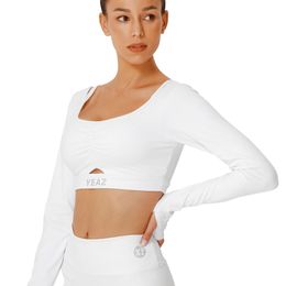 YEAZ Damen Longshirt "Long Shirt HORIZON", wei&szlig;, Gr. XXL, Obermaterial: 78% Polyester PES. 22% Elasthan EL., Sweatshirts