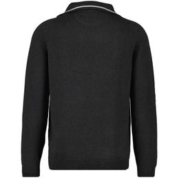 Ragman Herren Troyer, grau, Gr. S, Strick, 100% Baumwolle, Pullover