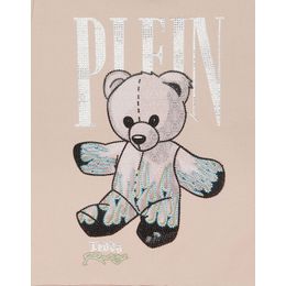 Philipp Plein Damen Sweatshirt "Teddy"62, nudepink, Gr. 10, Obermaterial: 5% Elasthan, 95% Baumwolle, Sweatshirts