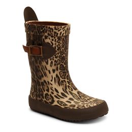 bisgaard M&auml;dchen Gummistiefel "scandinavia", Gr. 30leopard, Gummi, Basic, Schuhe, Boots mit Wechselfu&szlig;bett, Gr&ouml;&szlig;enschablone zum Download