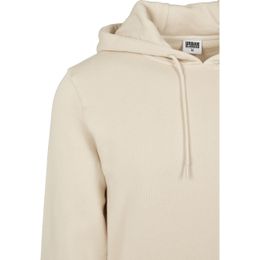 Urban Classics Herren Rundhalspullover "Urban Classics Herren Organic Basic Hoody"sand, Gr. L, unifarben, 100% Baumwolle, Pullover