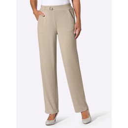 Lady Damen Jerseyhosesesam, Gr. 38, unifarben, 95% Polyester, 5% Elasthan, Hosen