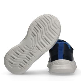 Tommy Hilfiger M&auml;dchen Sneaker, Gr. 28, blau, Lederimitat, Textil, Schuhe, Sportschuh, Klettschuh, Schlupfschuh f&uuml;r Freizeit und Sport