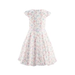 happy girls M&auml;dchen Sommerkleid, bunt, festlich, Gr. 104, bedruckt, gebl&uuml;mt, Web, Obermaterial: 65% Baumwolle, 35% Polyester. Futter: 100% Polyester,
