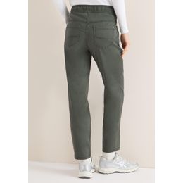 Cecil Damen Stoffhose, gr&uuml;n, Gr. XXL, unifarben, Stoff, 56% Lyocell, 41% Baumwolle, 3% Elasthan, Hosen, Middle Waist